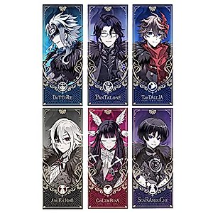 Genshin Impact Fatui Bookmark - Eleven Harbingers Collectible (Bookmark Set)
