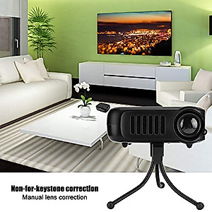 Mini Handheld Projector,Mini Portable Projector Household Projector (Black)