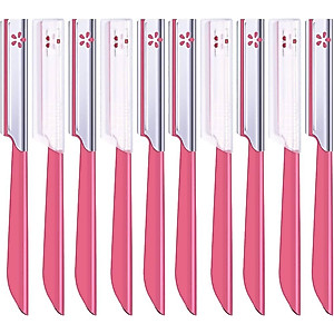 Japanese KAI Razor for Women's Face Eyebrow Shaving Care Beauty-M from Japan　10 Razors inclued