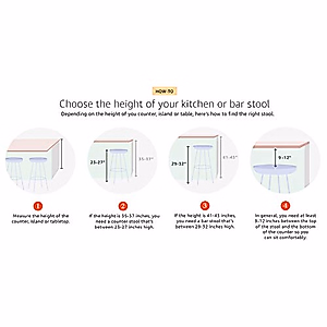 Ball & Cast Counter Height Stool Upholstered Counter Bar Stools Weathered Grey Finish 26" H, Taupe Fabric 2-Pack