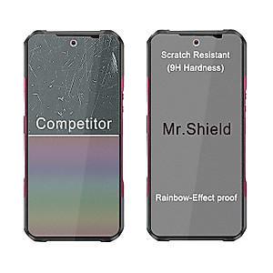 Mr.Shield Screen Protector compatible with Doogee V20S / V20 Pro 5G / V20 5G [Tempered Glass] [3-PACK] [Japan Glass with 9H Hardness]