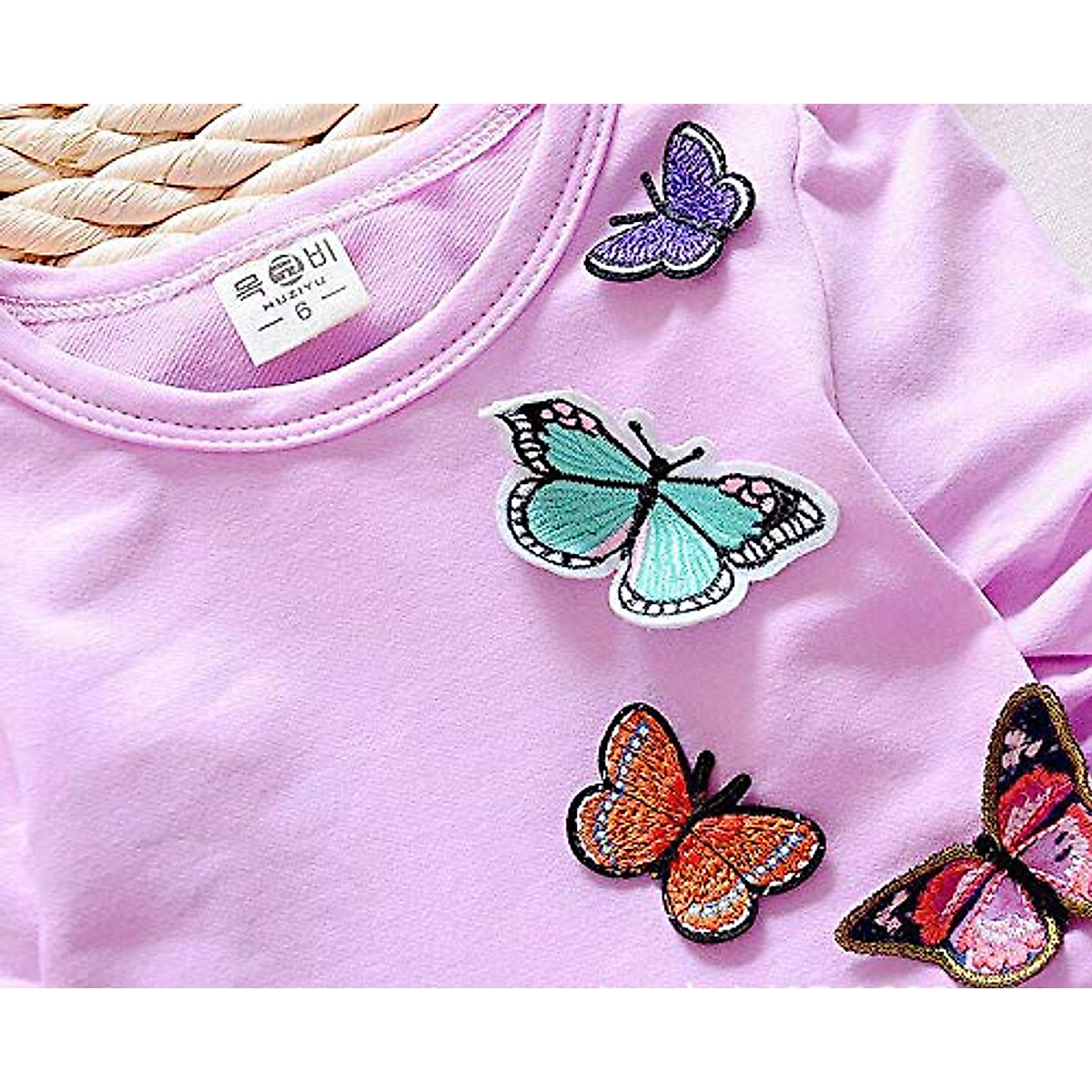 Spring Autumn Infant Little Baby Girls Clothing Set 2 Pieces Set Long Sleeve T Shirt and Skirt Pants for Children Kids Gilrs Toddler Baby (6-12m, Purple)