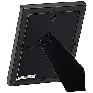 Amazon Basics Rectangular Photo Picture Frame, 5" x 7", Pack of 5, Black
