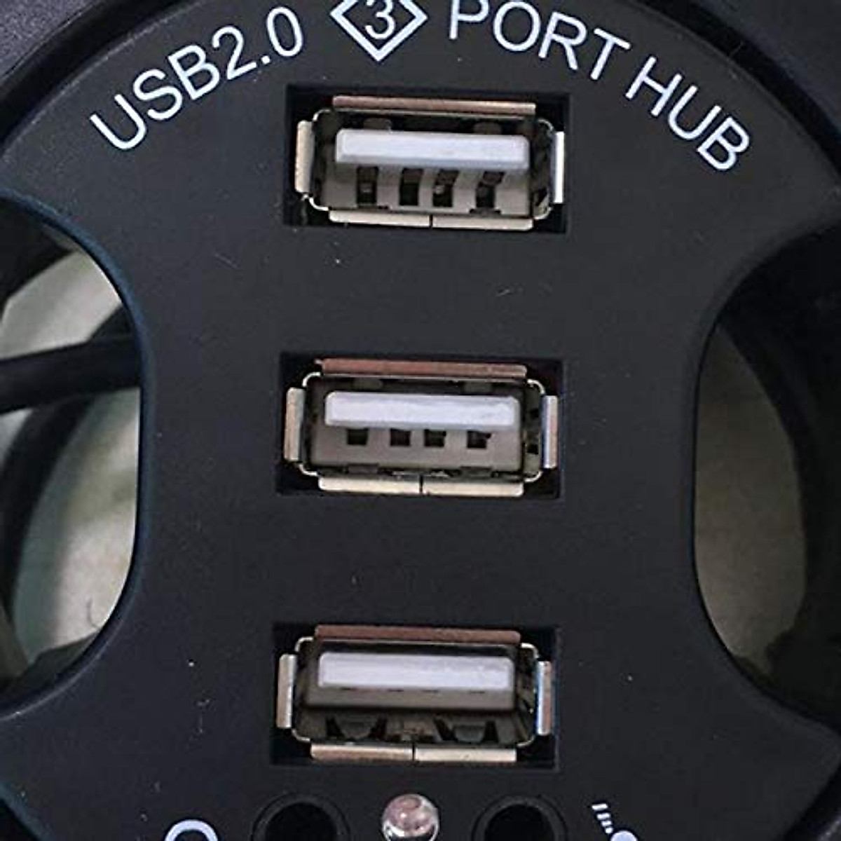 Leya-US LEYAYA 3 Ports USB 2.0 Hub with 3.5mm Audio and Microphone Jack