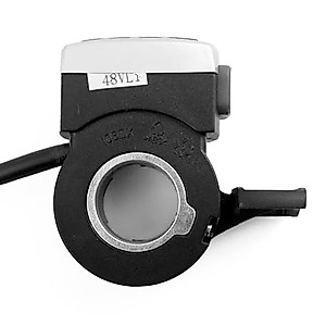 L-faster 24V/36V/48V Electric Bike Thumb Throttle Wuxing E-Bike Throttle Electric Scooter Accelerator Electric Vehicle Speed Controller (24V)