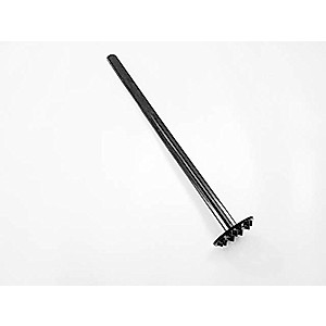 Swizzle Lemon Muddler for Cocktail and Ice Tea Drinks (Pack of 25) (170mm Tall, Black)