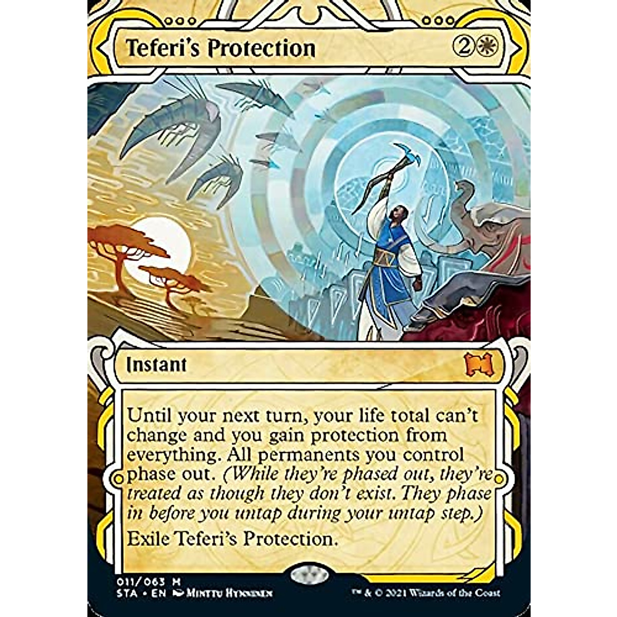 Magic: the Gathering - Teferi's Protection (011) - Borderless - Strixhaven Mystical Archive