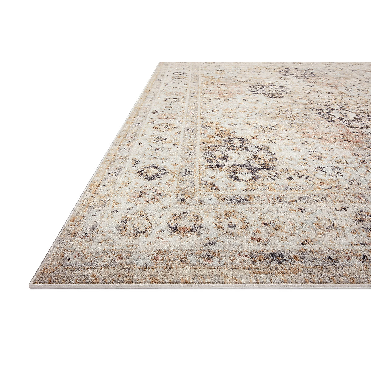 Loloi II Monroe Collection MON-02 Beige/Multi 6'-7" x 9'-3" Area Rug