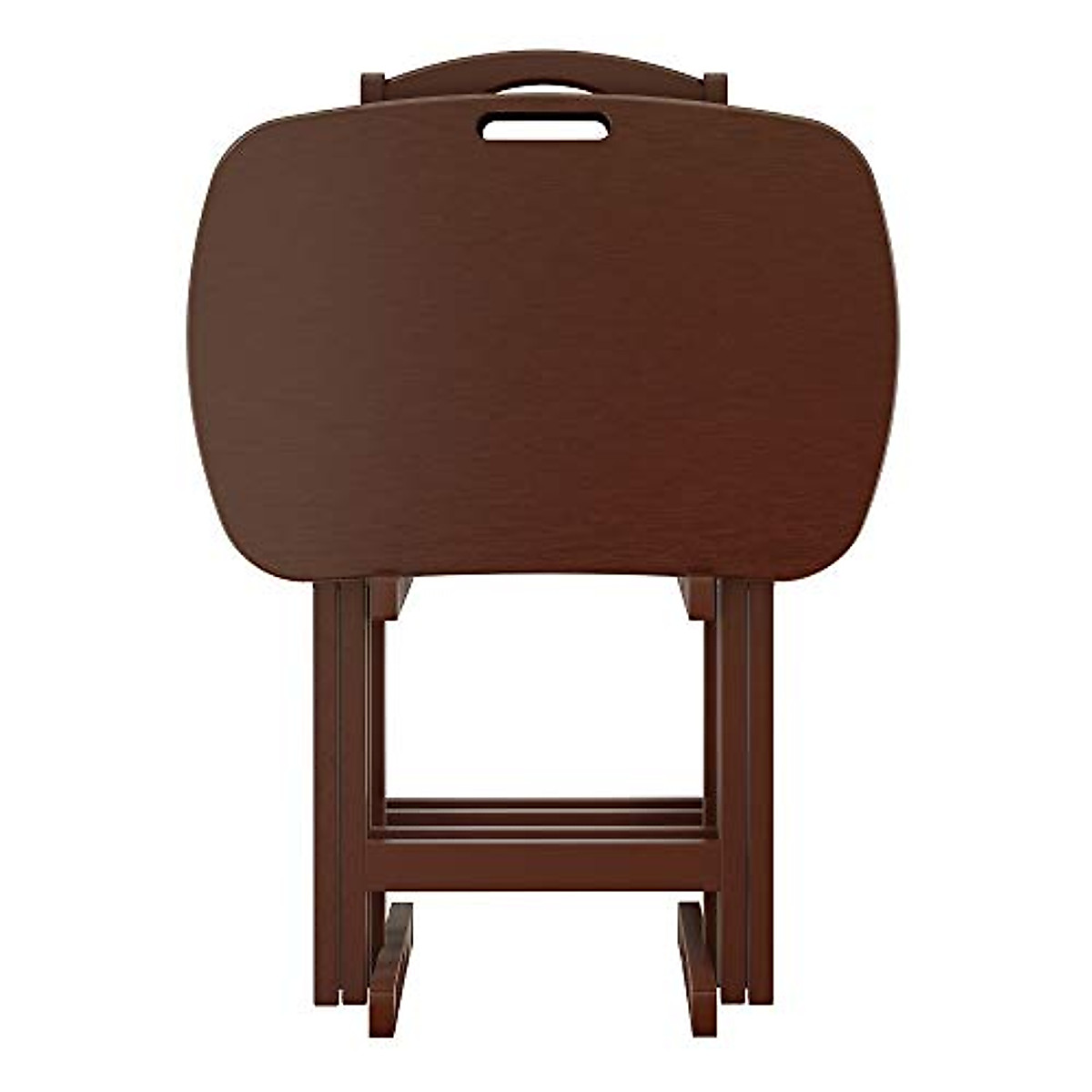 Winsome Lucca Snack Table, 22.83"W x 25.79"H x 15.67"D, Brown