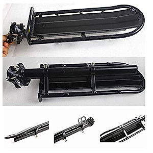 ThreeH Retractable Bike Luggage Cargo Rack Aluminum Alloy Bicycle Pannier Bag Holder Easy to Install BK41