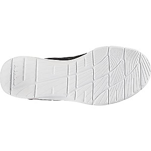 Skechers Women's Empire D'lux-Spotted Sneaker, Black/Rose/Gold, 7.5 M US