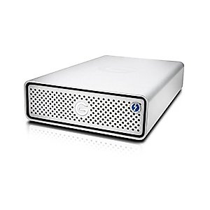 G-Technology 10TB G-DRIVE with Thunderbolt 3 and USB-C Desktop External Hard Drive, Silver - 0G05378-1