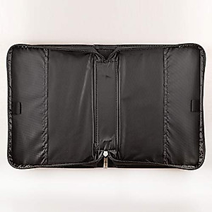 Christian Art Gifts Men's Classic Bible Cover Guidance Proverbs 3:6, Black Faux Leather, Large