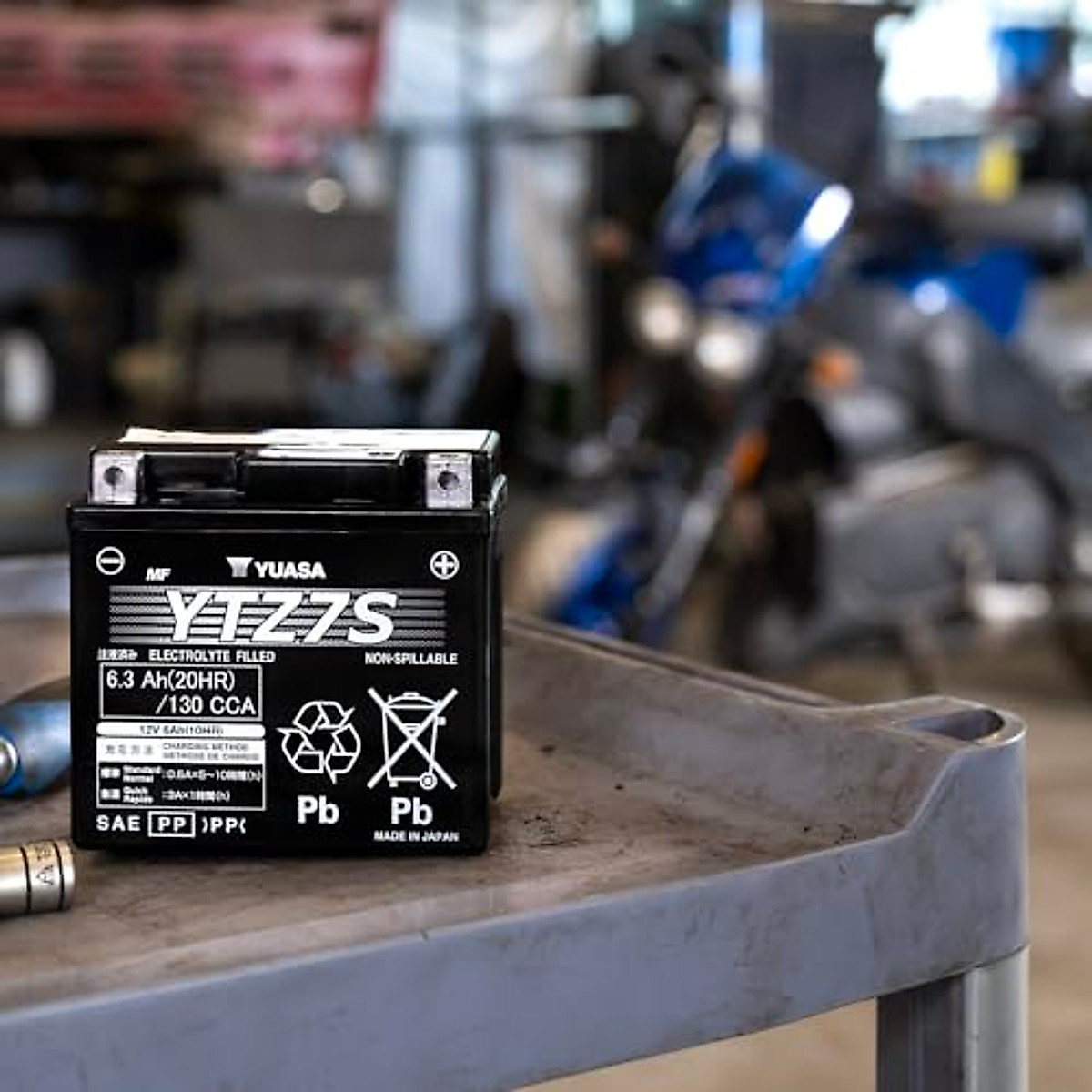 Yuasa YUAM727ZS YTZ7S Factory Activated YTZ High Performance AGM Battery