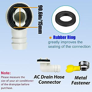 Air Conditioner Drain Hose Kit 10 Feet AC Drain Hose Replacement Leak Proof