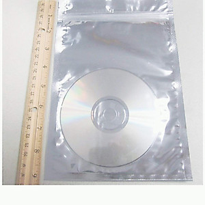 50 Silver Aluminum Foil Mylar 6x8 inches Recloseable Bag Clear Front AL-3 US Seller Ship Fast…