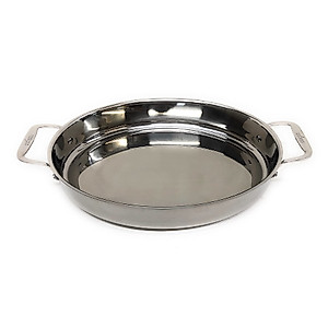 All-Clad Stainless Steel 15" Oval Baker with Pot Holders