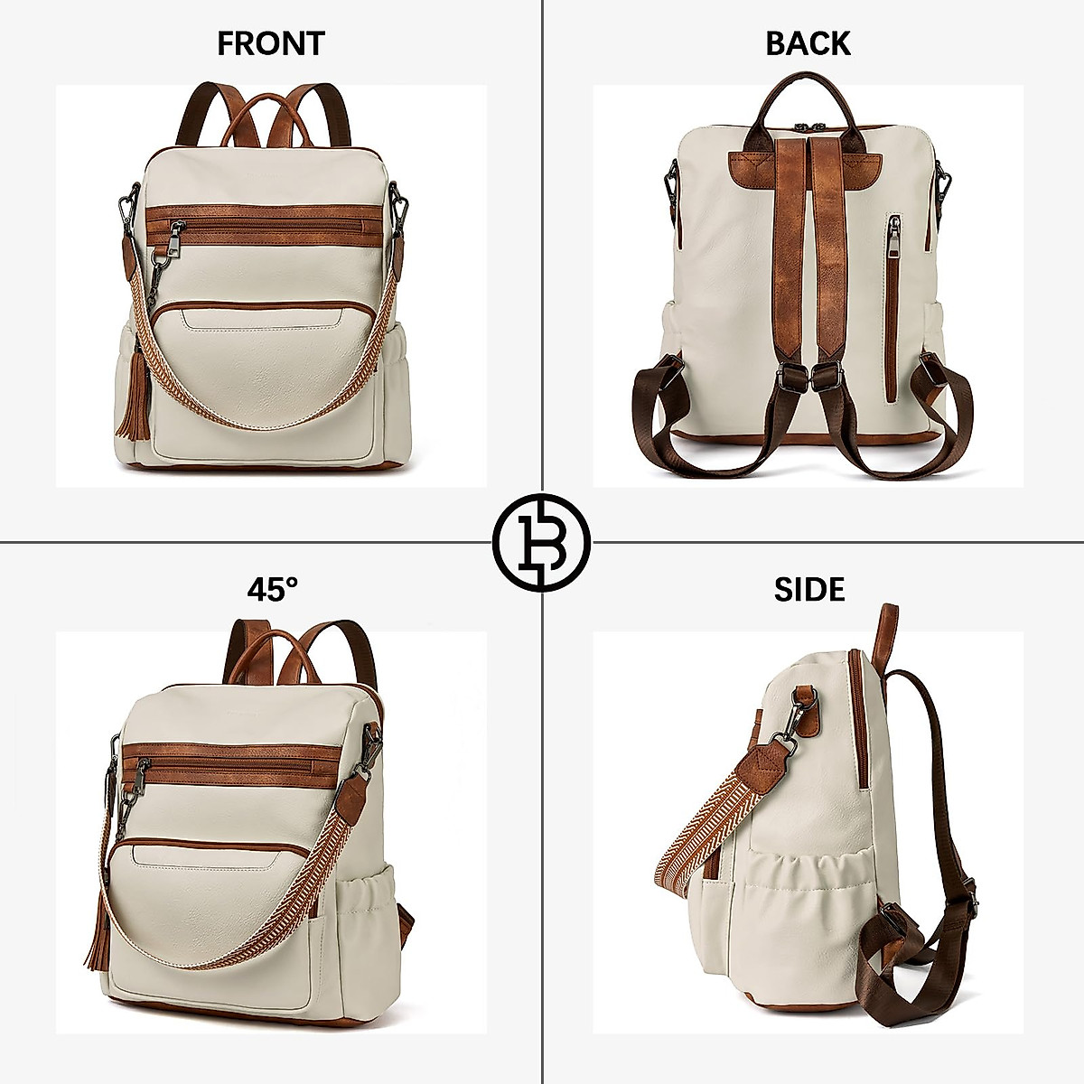 BOSTANTEN Small Wallet For Women ＆ Backpack for women