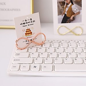 Metal Table Number Holders Frame Table Card Holder, Mini Place Card Picture Menu Stand, Wedding Table Number Note Holders For Table Display (Black)