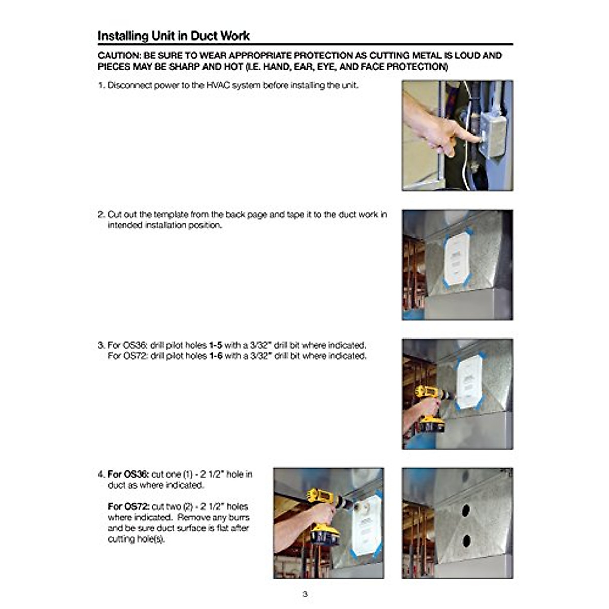 OdorStop OS721 72W UV Air Purifier with 16-in Bulbs