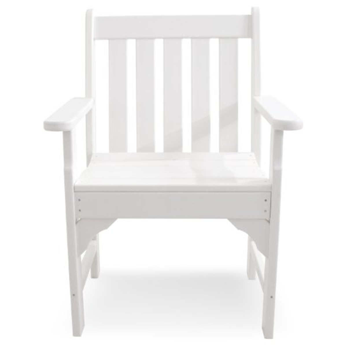 POLYWOOD GNB24WH Vineyard Garden Arm Chair, White