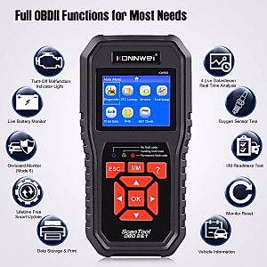 KW850 OBD2 Scanner + KW650 Car Battery Tester