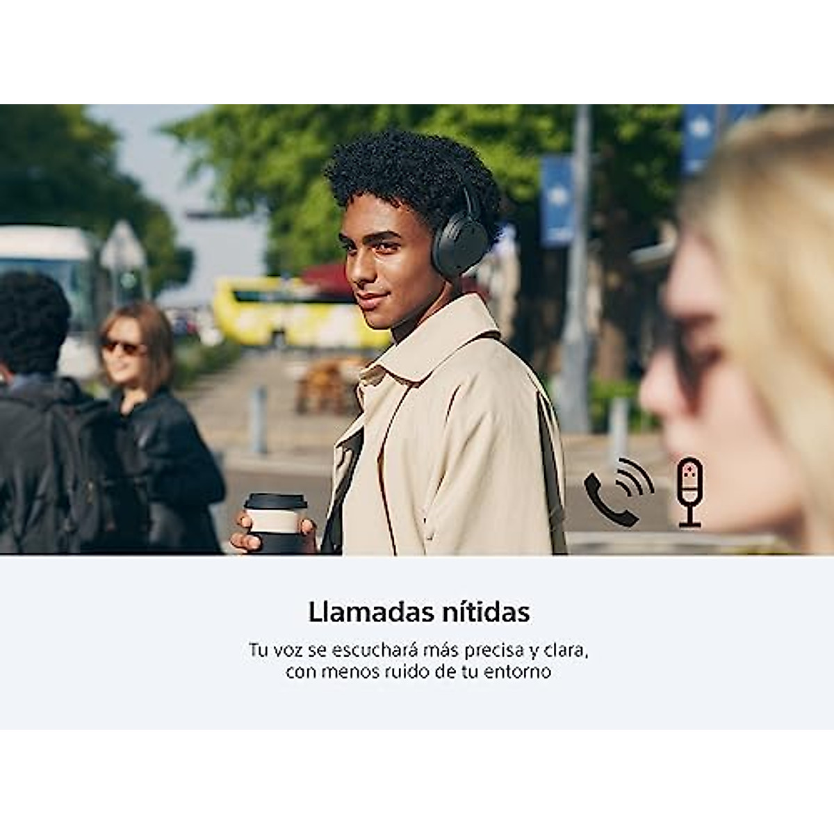 Sony WH-CH720NB Noise Canceling Wireless Bluetooth Headphones - Built-in Microphone - up to 35 Hours Battery Life and Quick Charge - Black - International Version