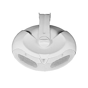 Rockville D4-8 White Dual 4" 8 Ohm Wall Mount Swivel Outdoor Home Patio Speaker