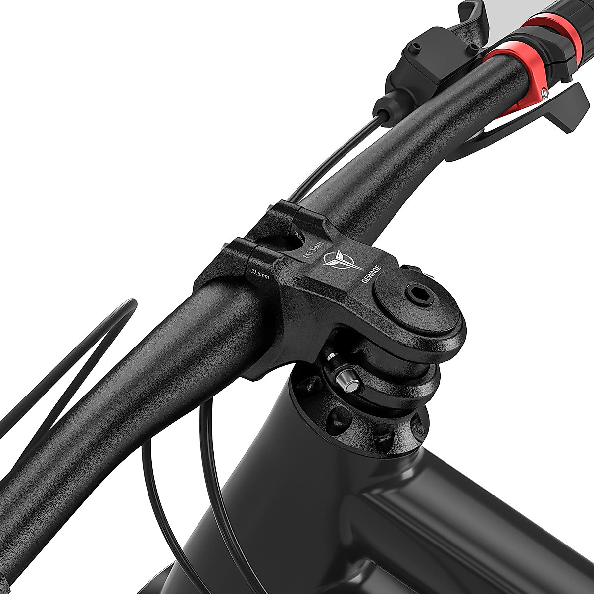 31.8 Bike Stem Mountain Bike Stem -8 Degree Short Handlebar Stem Drop for Road Bike, Mountain Bike, MTB, BMX