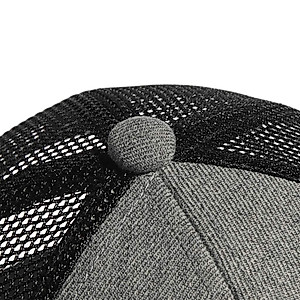 adidas Originals Men's Originals Trefoil Trucker, Heather Grey, One Size