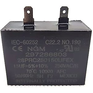 297286803 Refrigerator Run Capacitor Replaces 218909915 216985001