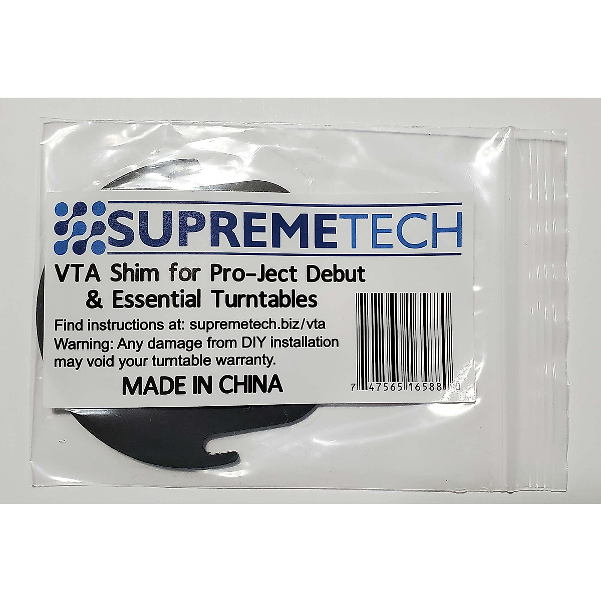 VTA Shim for Pro-Ject Debut and Pro-Ject Essential Turntables