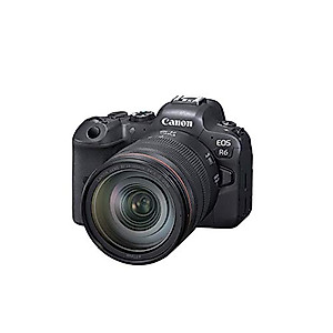 Canon EOS R6 Full-Frame Mirrorless Camera + RF24-105mm F4 L is USM Lens Kit (Renewed)