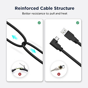axGear Link Cable 10 Feet 3 Meters High Speed Data Transfer USB Type-C for Oculus Quest