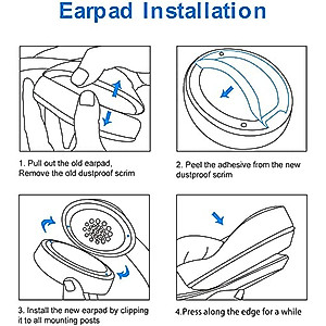 Alitutumao Solo 2 Wireless Ear Pads Solo 3 Earpad Replacement Cushion Cover Memory Foam Compatible with Beats Solo 2 Solo 3 Wireless Headphones (Grey)