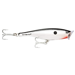Rapala Skitter Pop 05 Fishing lure, 2-Inch, Chrome