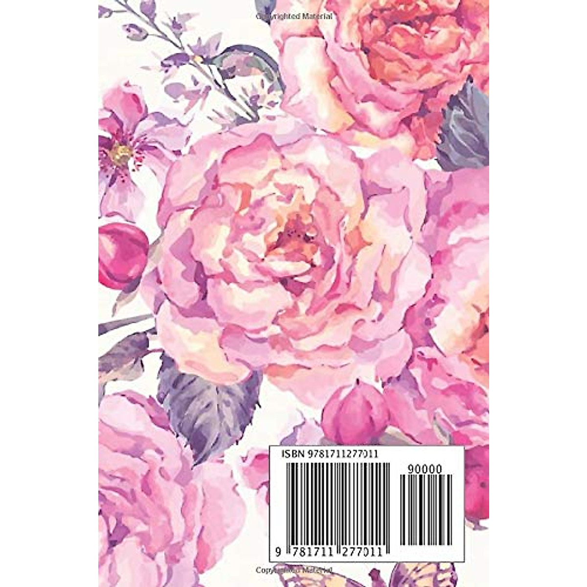 Address Book: Small Floral Address and Telephone Number Book (4x6) with Printed Alphabet Tabs - Pink, Purple and Yellow - Perfect for Purse or Pocket ... and Birthdays (Address Books for Women)