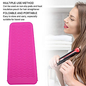 Silicone Hair Straightener Heat Resistant Cover Hair Hair Curler Heat For Hair Straightener Hair Curler Hair Perms, Relaxers & Texturizers Hair Curler