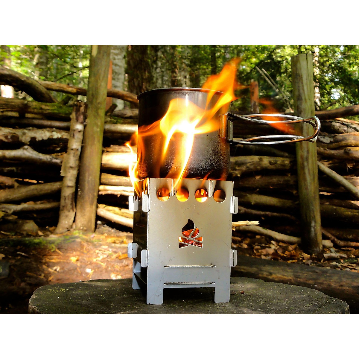 Outdoor Pocket Stove Bushbox Set