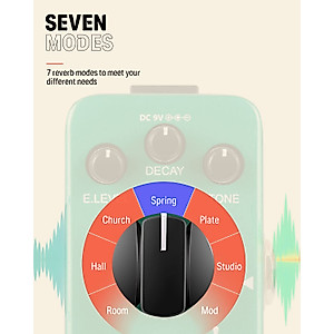 Donner Reverb and Digital Multi Delay Guiar Pedals
