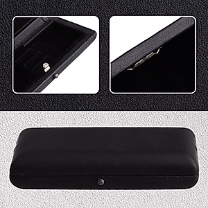 Bstinay Black Wooden & PU Leather Oboe Reed Case Holder Storage Box for 3pcs Oboe Reeds
