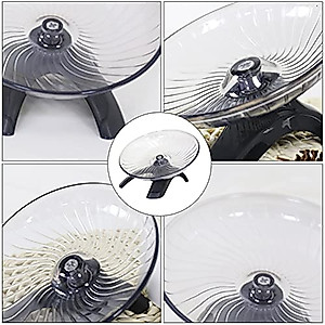 Balacoo Hamster Exercise Saucer Silent Running Wheel Spinner Toy Roller Round Silent Cage Gerbil Wheel Toy for Hamsters Hedgehogs Small Pets Exercise