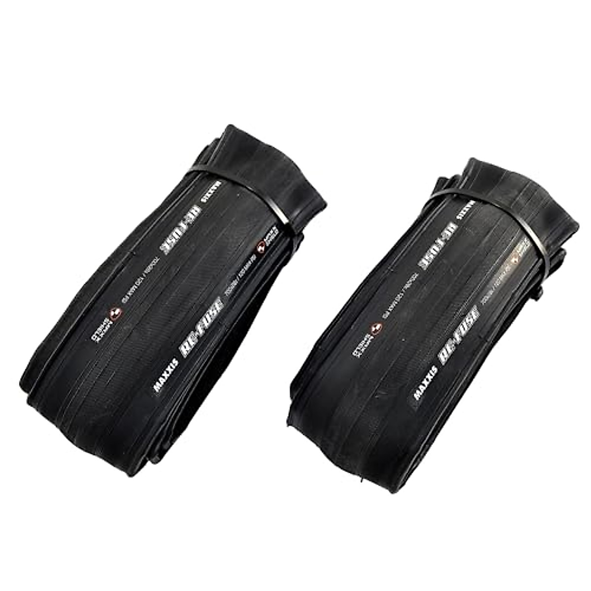 Maxxis Re-Fuse Tire Road Racing Clincher Folding Tire 700x28C, Black, 2 Tire, MX2006