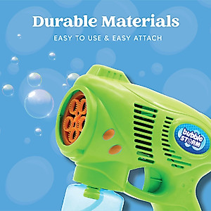 JOYIN 2 Kids Bubble Gun with 2 Bottles Bubble Refill Solution, Bubble Guns kids 4-8, Bubble Machine Gun for Toddlers 1-3, Bubble Gun Blaster Party Favors, Summer Toy, Outdoors, Easter, Birthday Gift