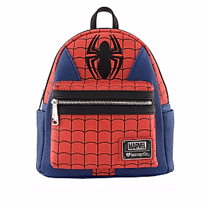 Loungefly Marvel Spiderman Spider Man Suit Mini Faux Leather Backpack
