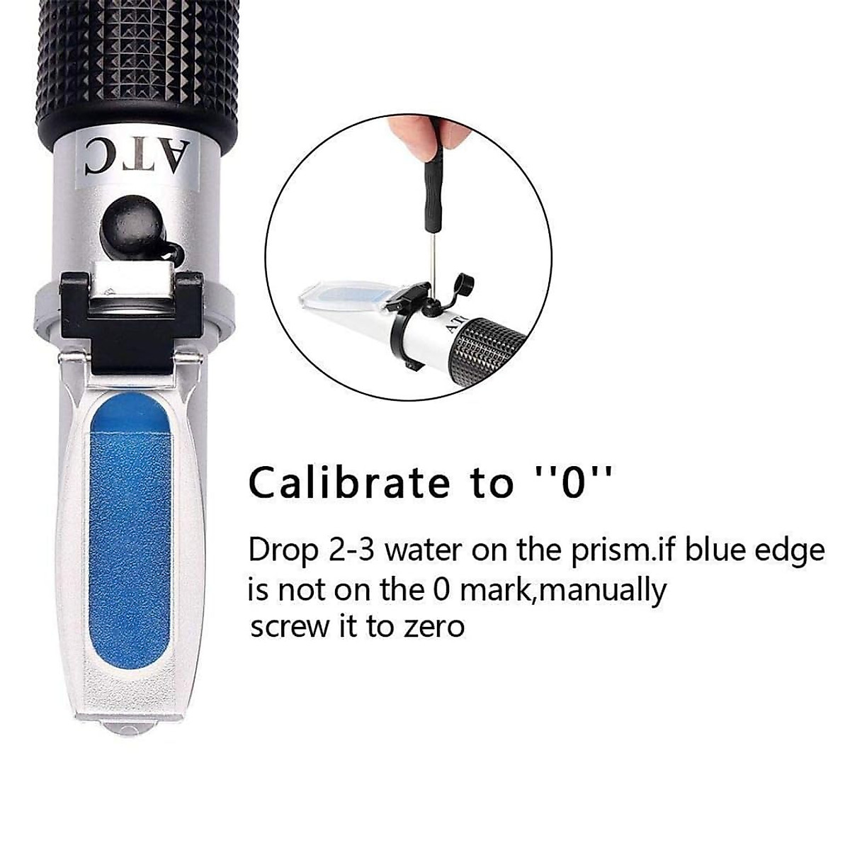 Ade Advanced Optics ade0-10% 0-10% ATC BRIX Refractometer for Maple Sap, CNC, Rbti