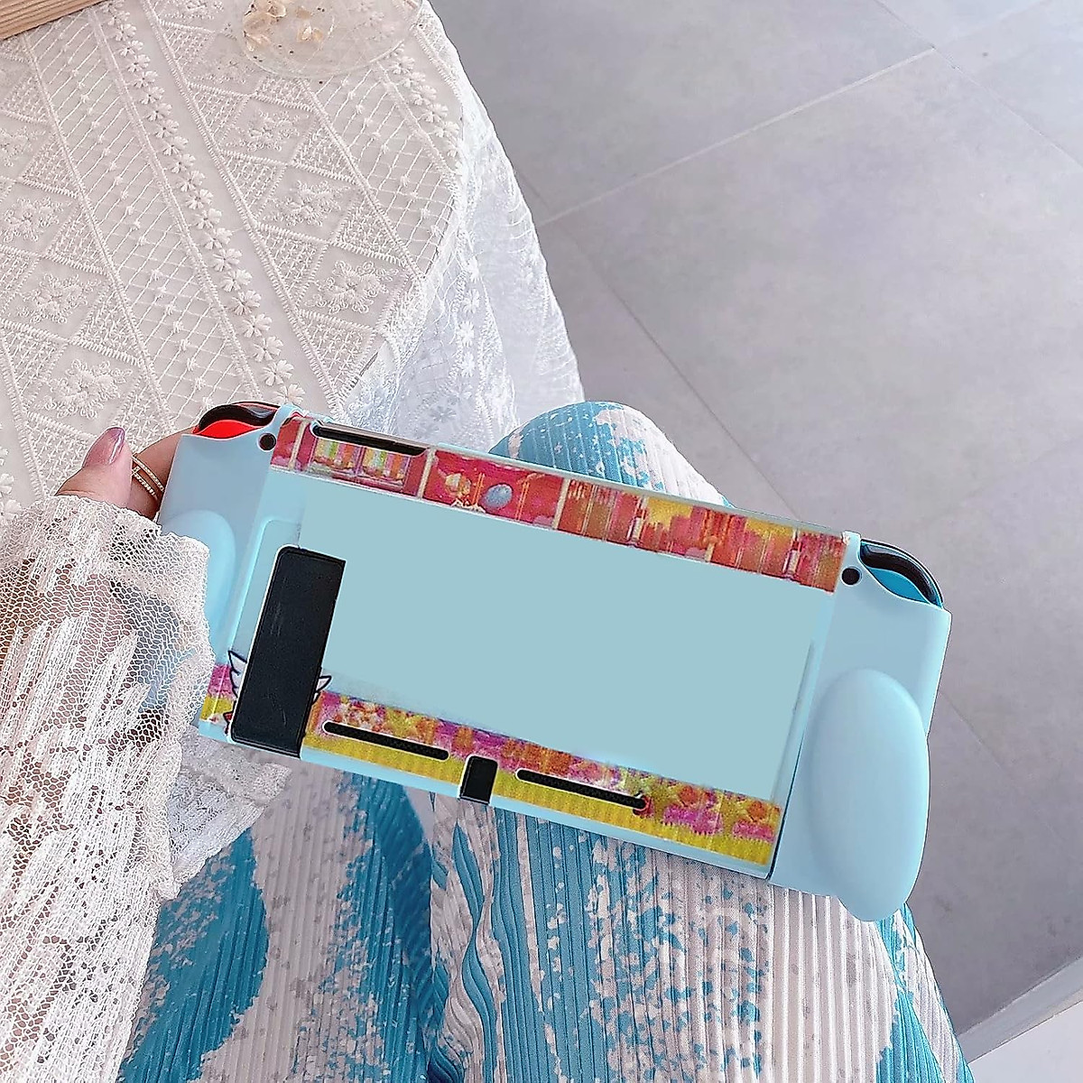 Protective Case for Switch, Cartoons Anime Cute Soft TPU Case Cover for Handheld Video Game Controller for Nintendo Switch - (Hedgehog)