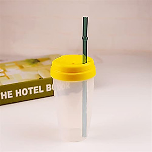 Reusable Glass Straws Colored Borosilicate Glass Straight Tubes Food Grade Heat Resistant Straws Suitable for Hot and Cold Drinks Such As Beverages Milkshakes Smoothies Wine Etc,Black