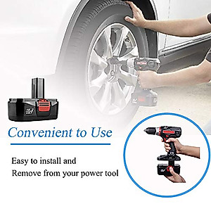 [Upgraded to 3.6Ah] 2 Pack Replacement Battery Compatible with Craftsman 19.2 Volt Battery C3 DieHard 130279005 130279003 130279017 315.115410 315.113753 315.11485 1302350211323903 1323517 120235021