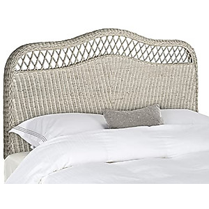 Safavieh Home Collection Sephina Antique Grey Rattan Headboard (Queen)